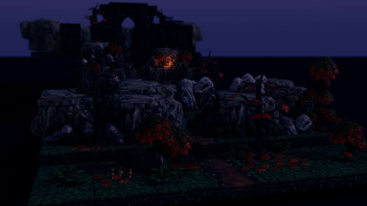 Ruined Temple Dungeon Entrance - Tales Tavern