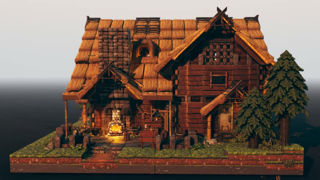 Nordic Forge Games – Viking Blacksmith Shop & Home (Modular Building ...