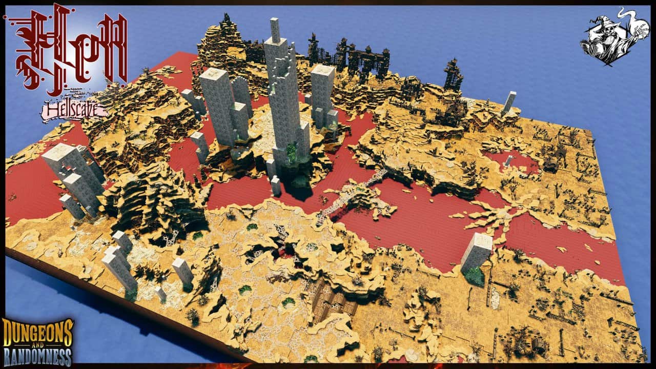 HELLSCAPE - a 'Dungeon And Randomness' Hell board - Tales Tavern