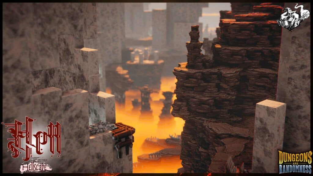 HELLSCAPE - a 'Dungeon And Randomness' Hell board - Tales Tavern