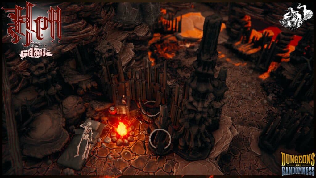 HELLSCAPE - a 'Dungeon And Randomness' Hell board - Tales Tavern