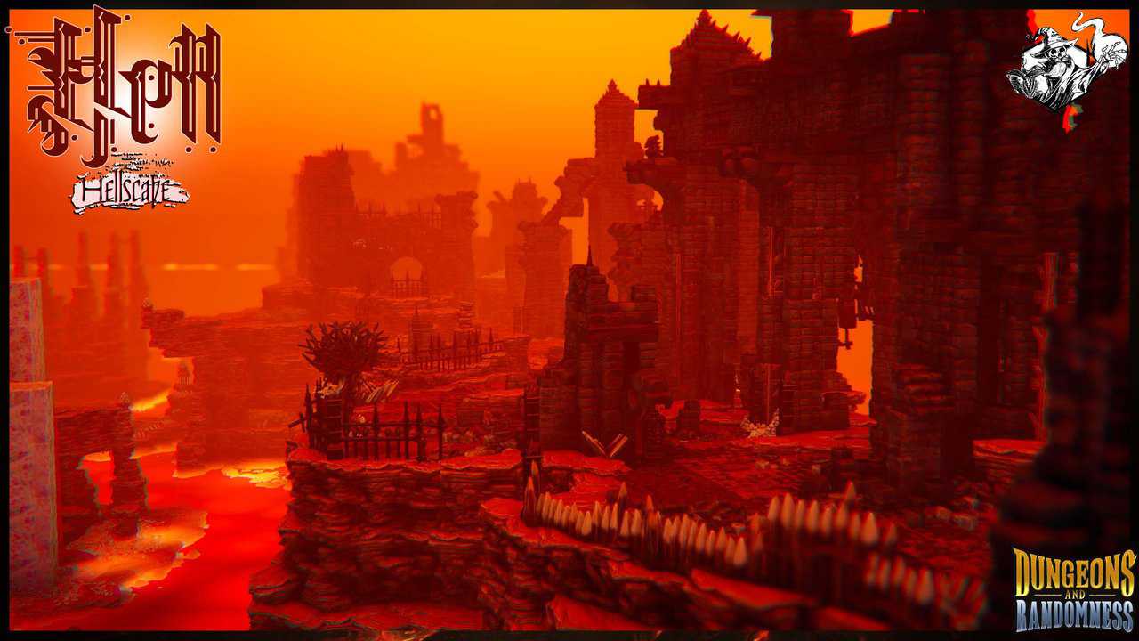 HELLSCAPE - a 'Dungeon And Randomness' Hell board - Tales Tavern