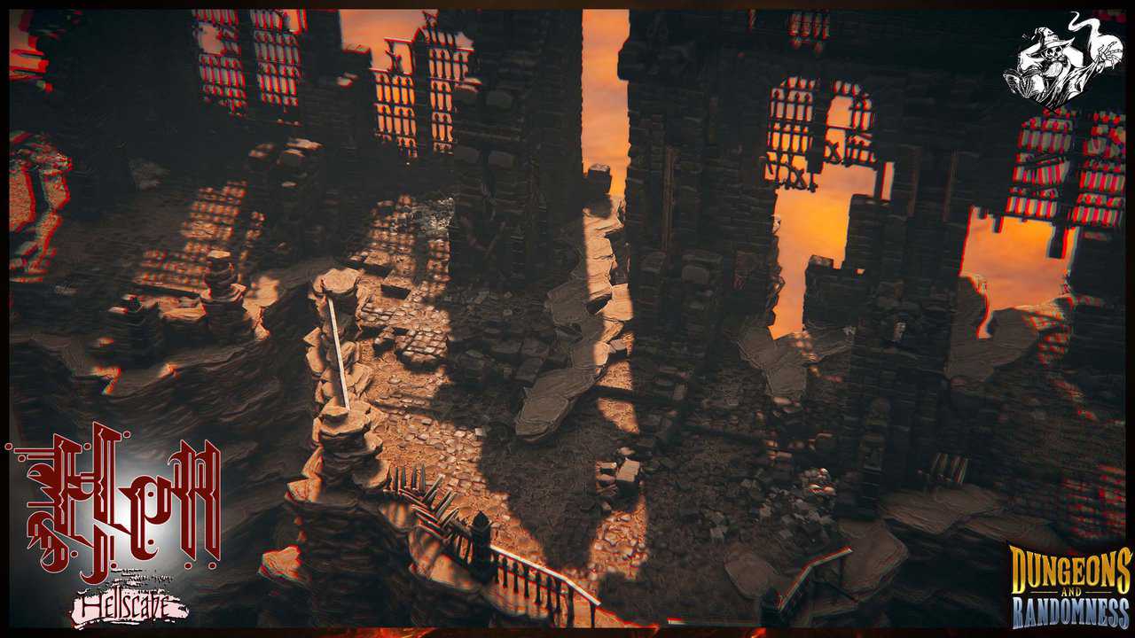 HELLSCAPE - a 'Dungeon And Randomness' Hell board - Tales Tavern