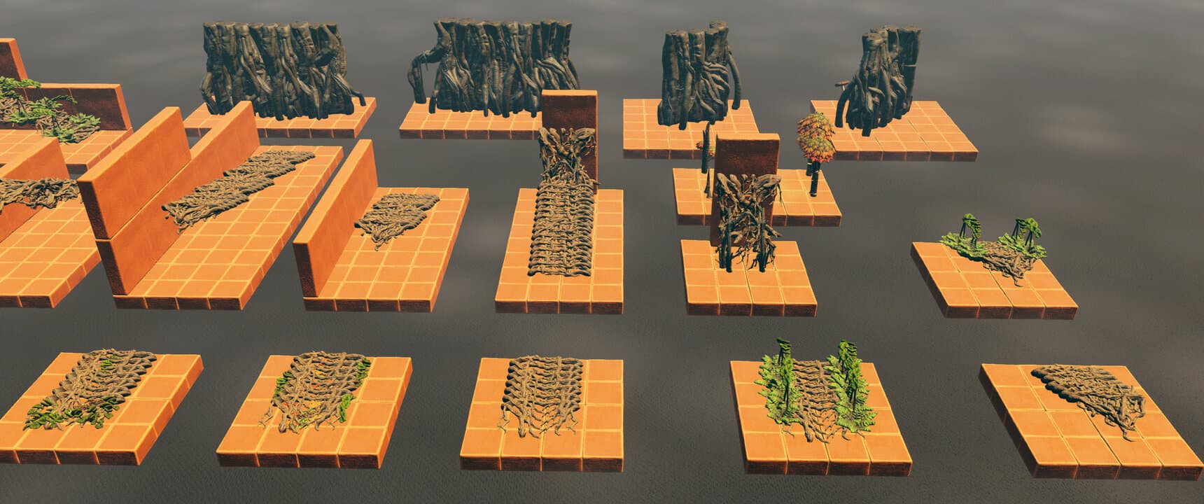 Tree root bridge & assets - Tales Tavern