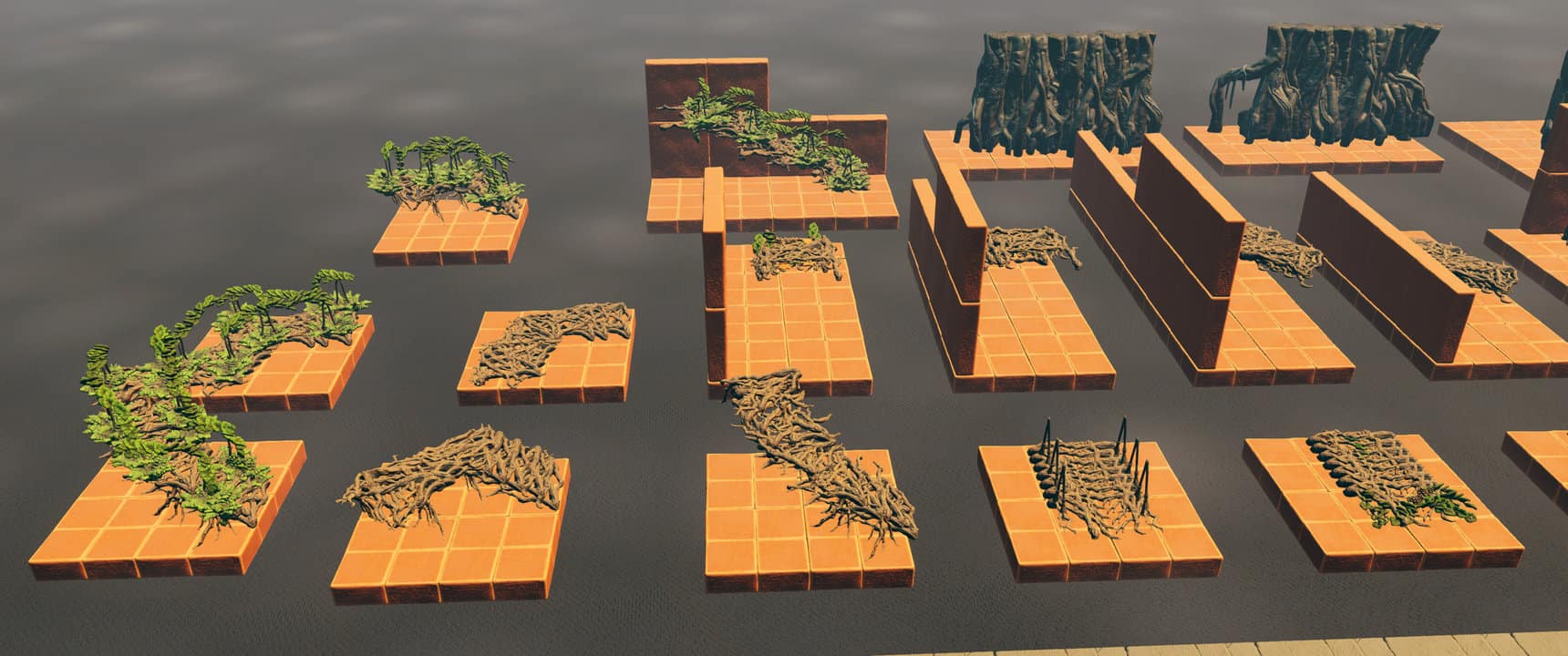 Tree root bridge & assets - Tales Tavern