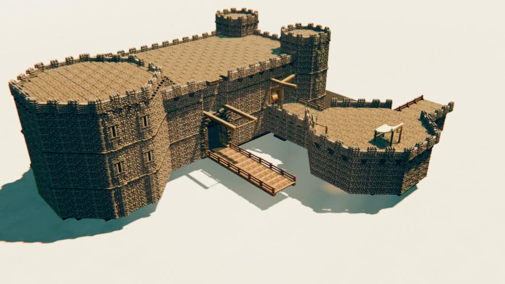 Castle Gatehouse - Kaer Morhen - The Witcher Castle - Tales Tavern