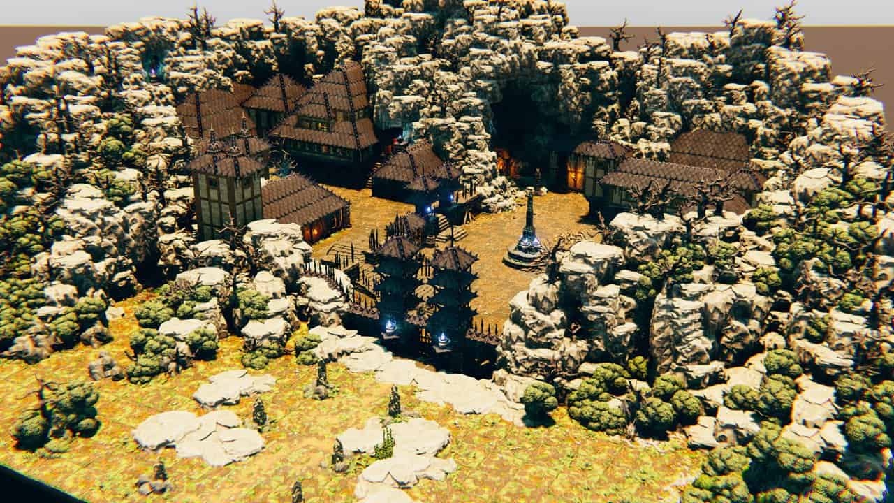 a small strange settlement ( with cavern) - Tales Tavern