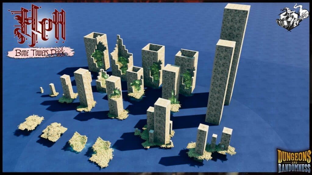 Bone Towers Pack - HELL - Tales Tavern