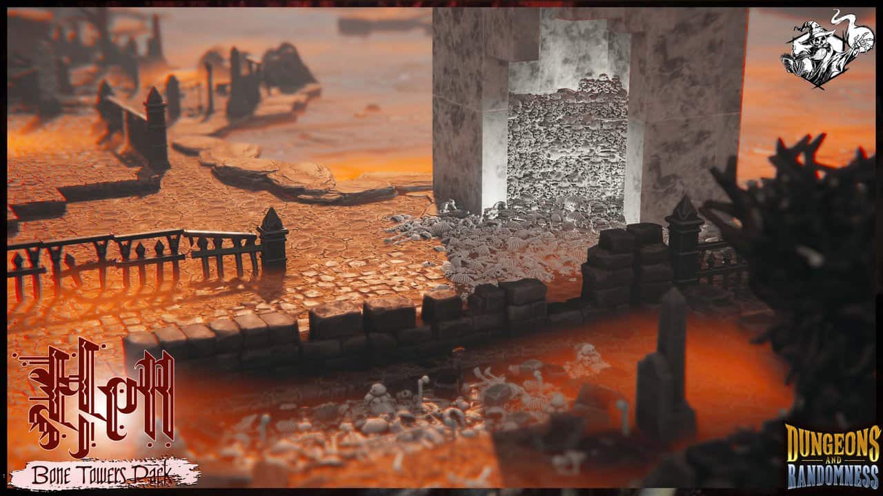 Bone Towers Pack - HELL - Tales Tavern