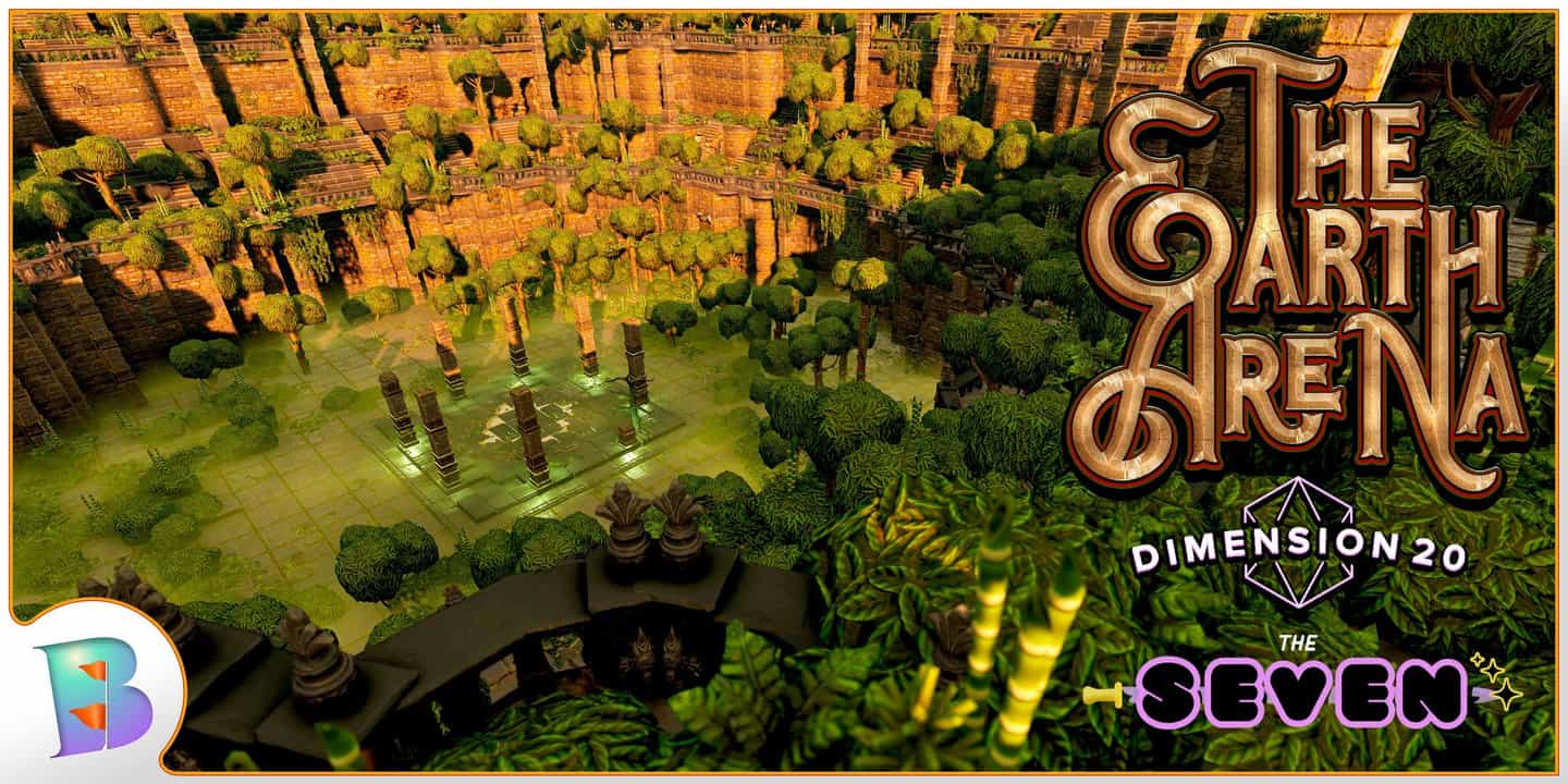 🌱 EARTH ARENA - Dimension 20: The Seven Battlemap - Tales Tavern