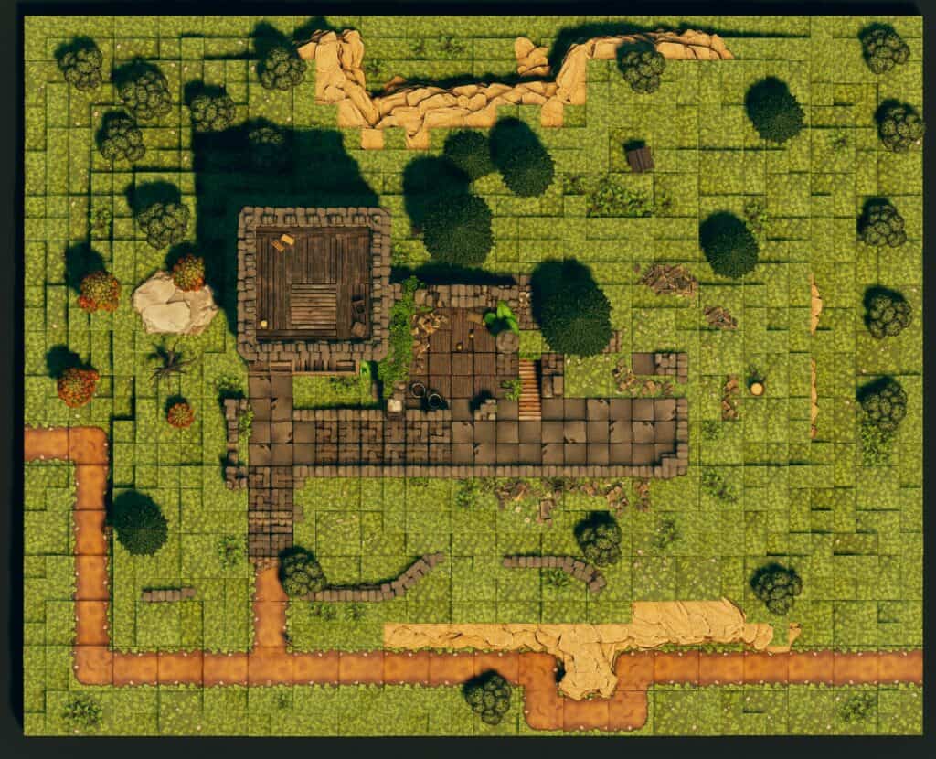 Drahim Castle ruined estate - Tales Tavern