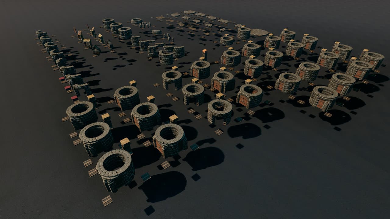 Modular circular tower 4x4 - base - Tales Tavern