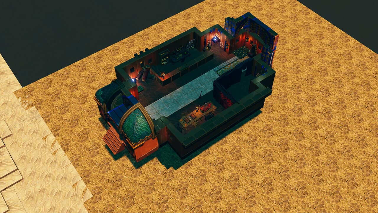 Merchant Wizard's Desert Outpost - Tales Tavern