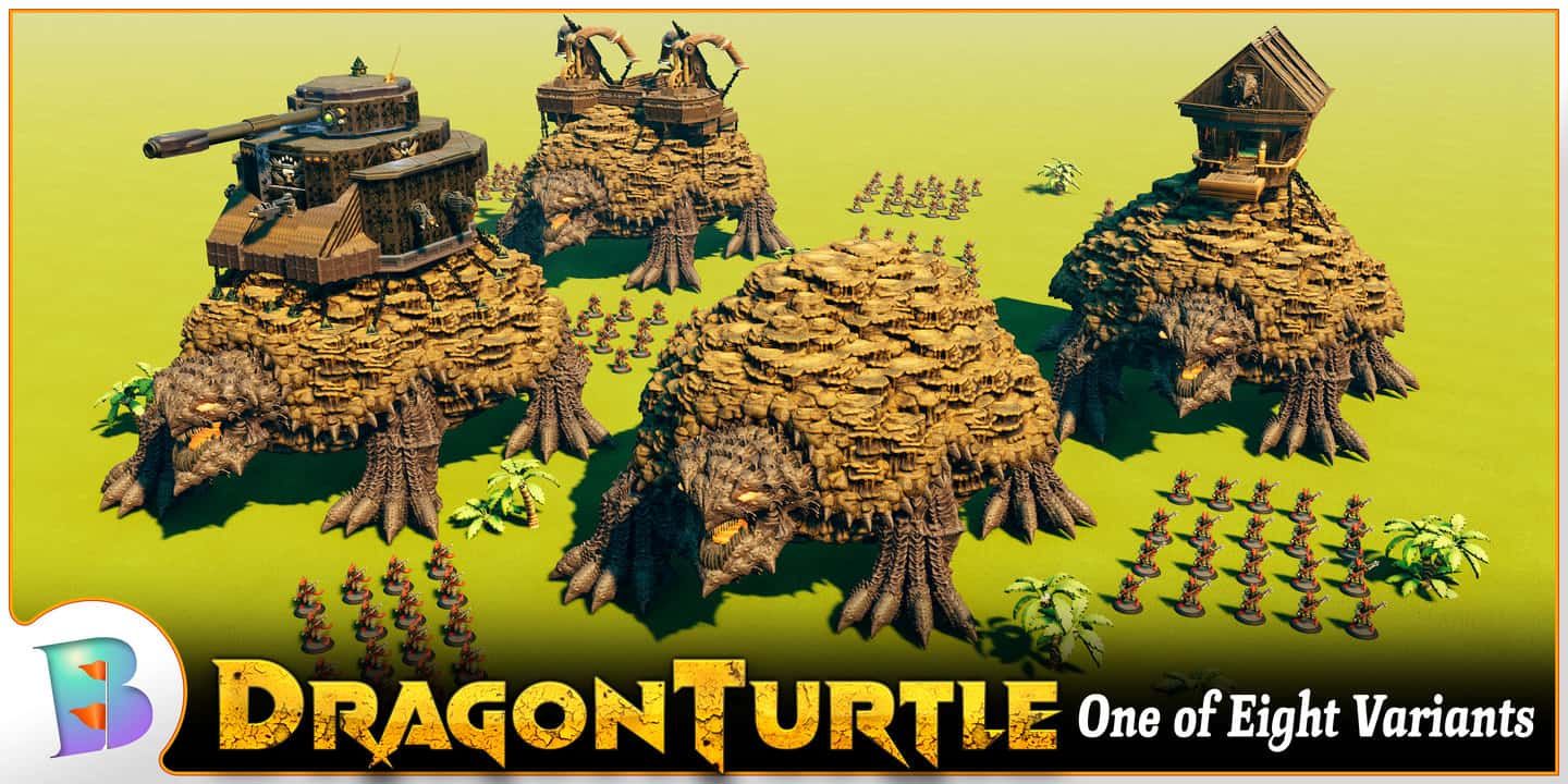 🐢Dragon Turtle - One of Eight Variants - Tales Tavern