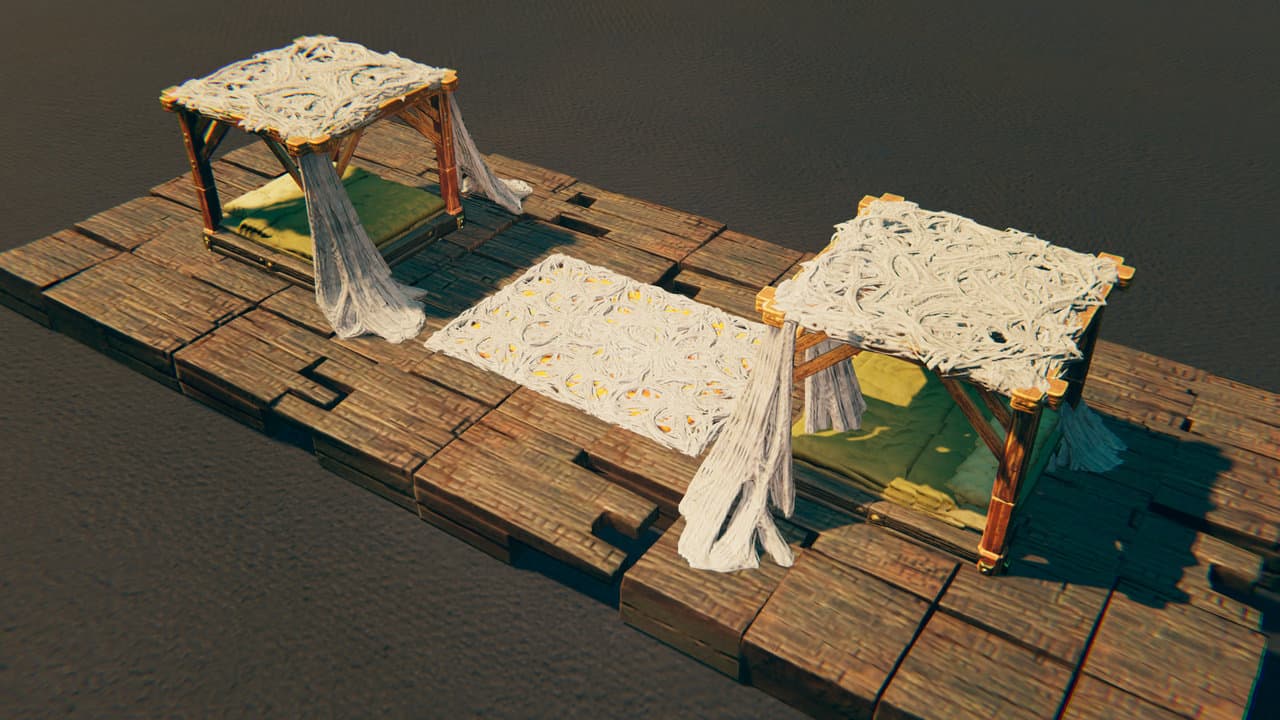 Ruined Beds and Tattered Rug. - Tales Tavern