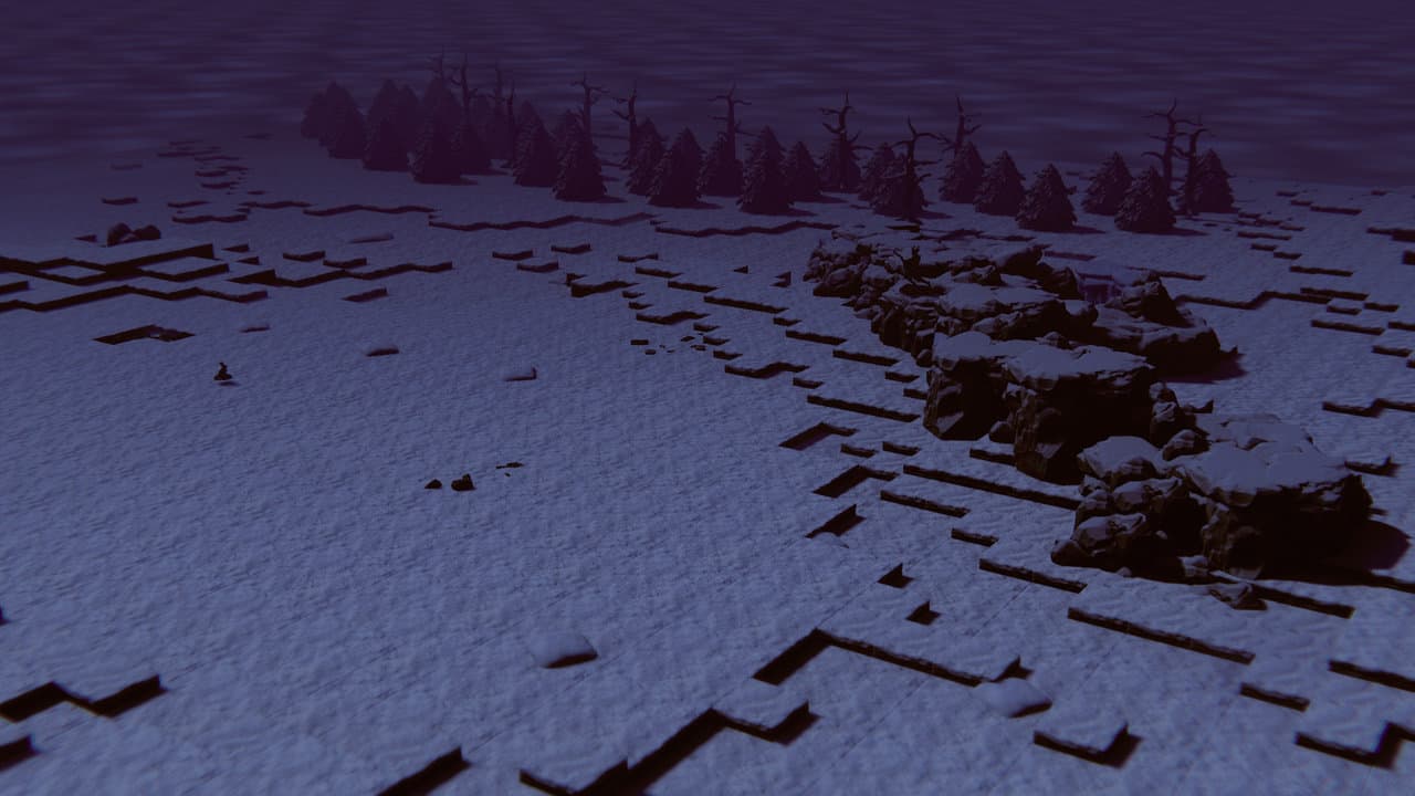 100X100 Snow Battle Map - Tales Tavern