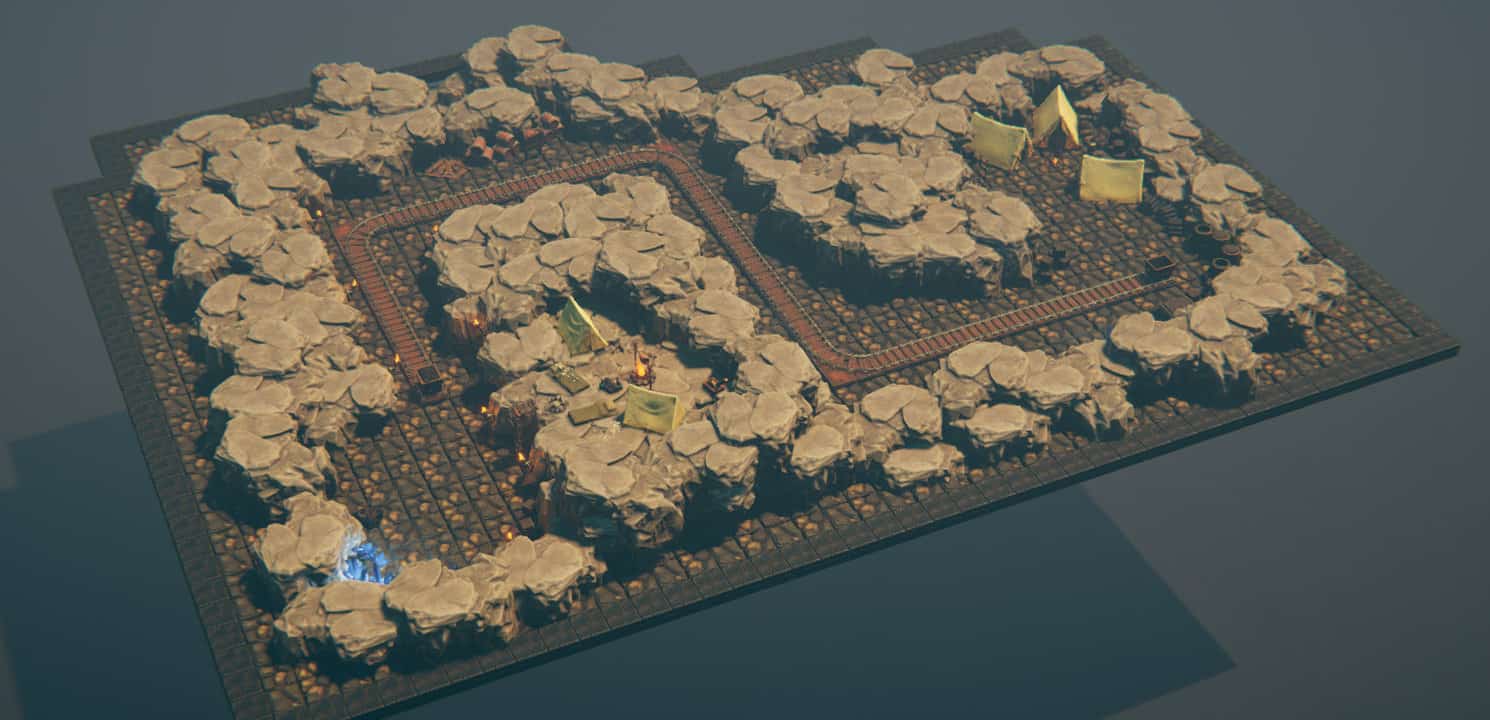 Small Mine Shaft with Underground Boss - Tales Tavern