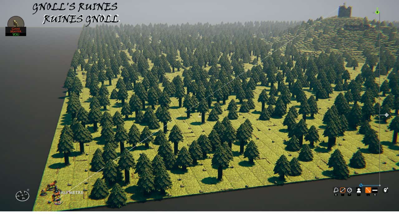 Battlemap - Gnoll's Ruines - Ruines Gnoll - Tales Tavern