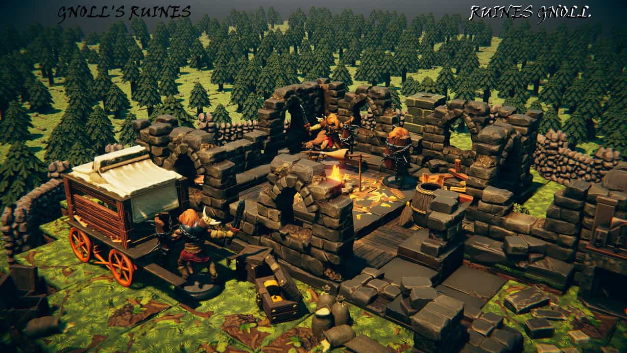 Battlemap - Gnoll's Ruines - Ruines Gnoll - Tales Tavern