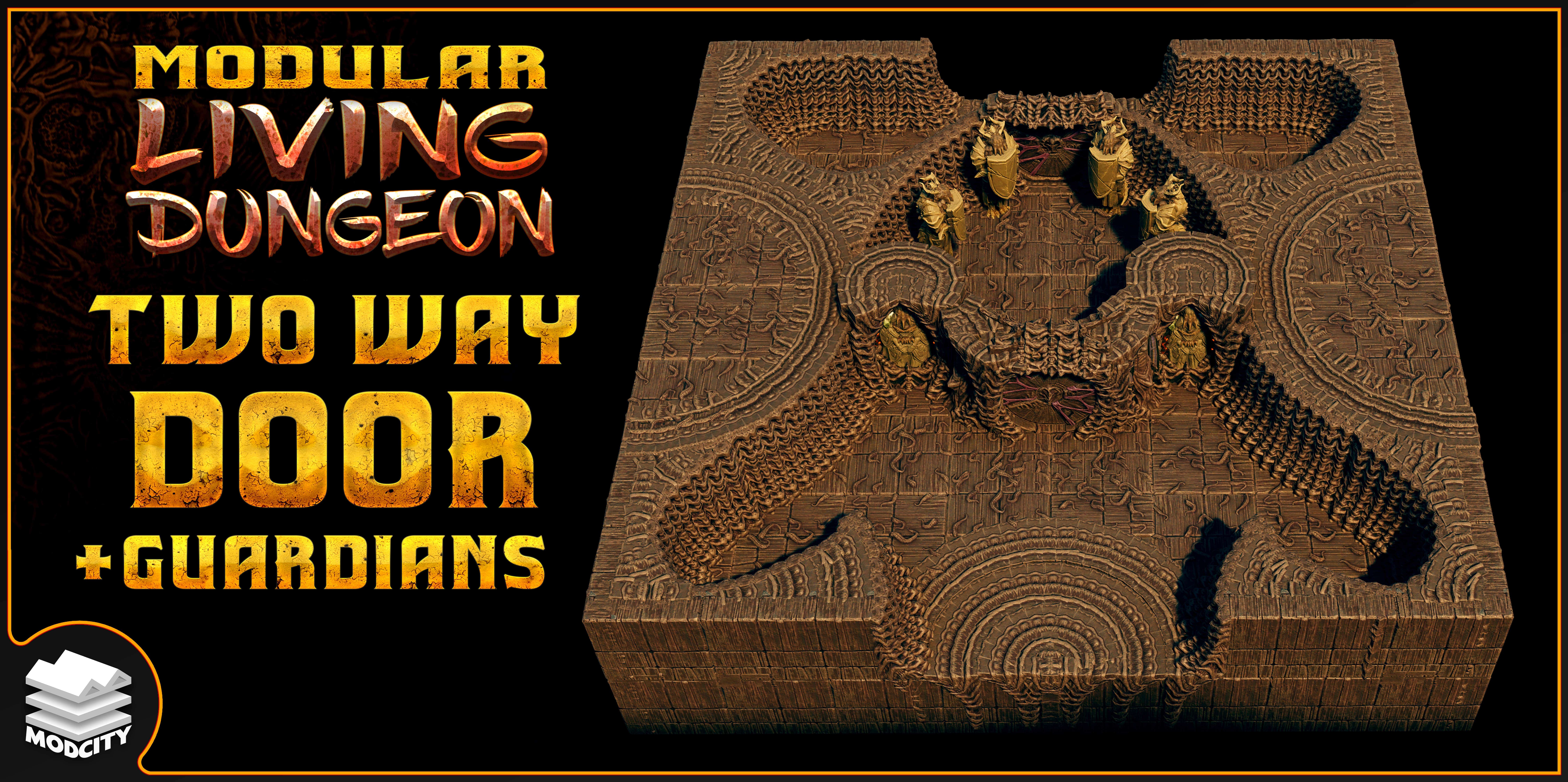 🐙 Living Dungeon - BOSS DOOR 2-WAY - Tales Tavern