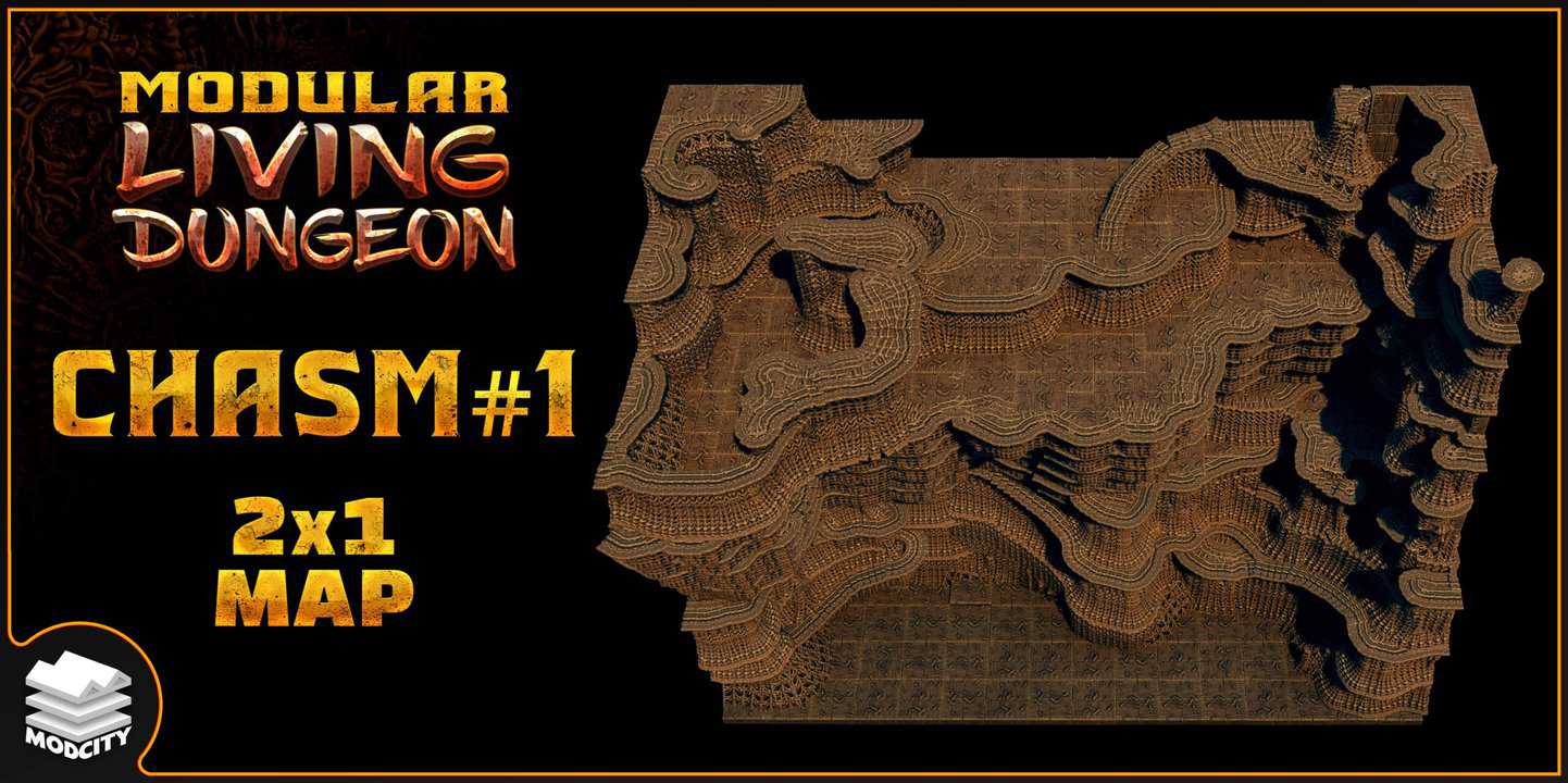 🐙 Living Dungeon - 2x1 CHASM A - Tales Tavern