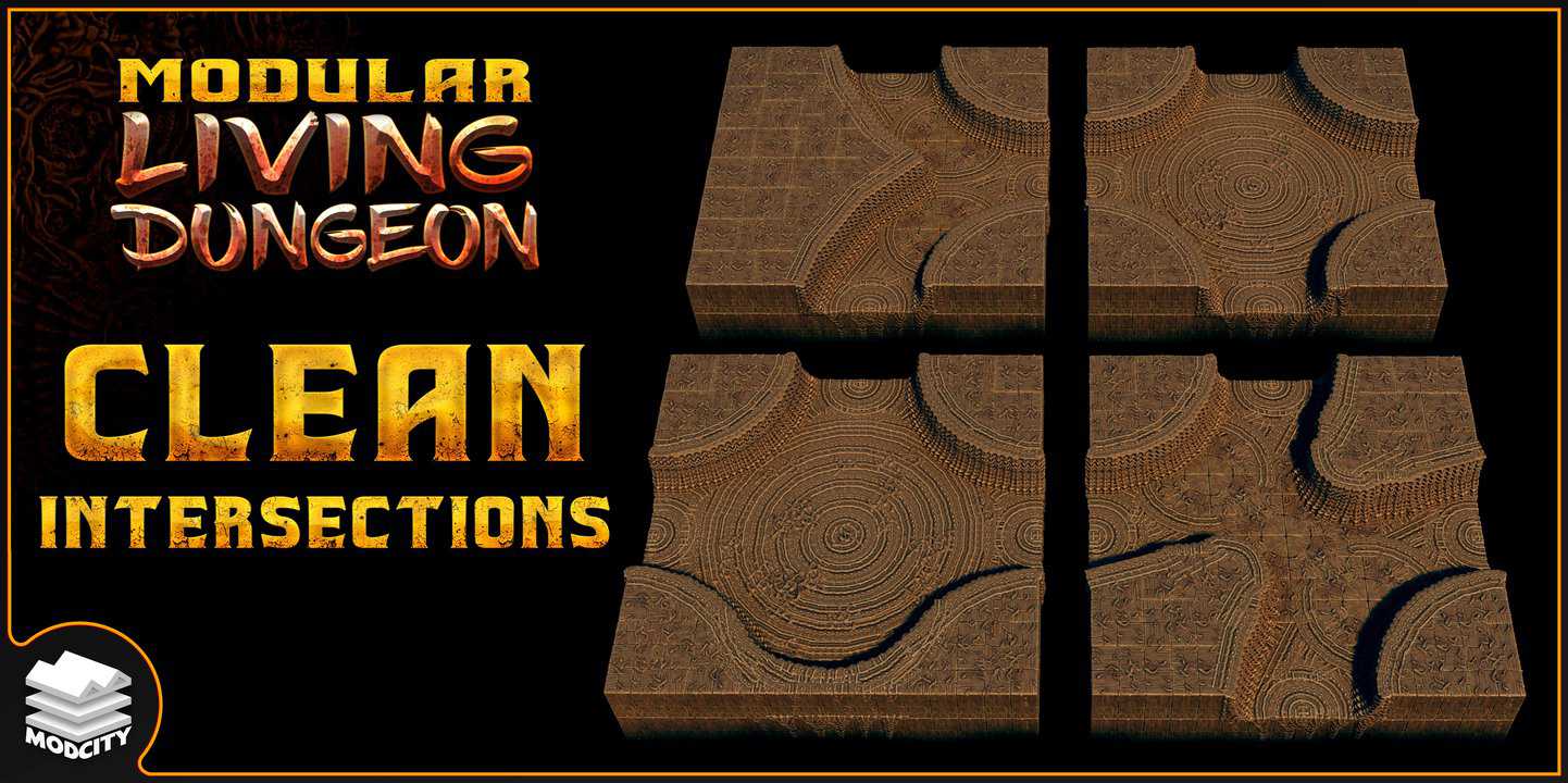 🐙 Living Dungeon - CLEAN INTERSECTIONS - Tales Tavern