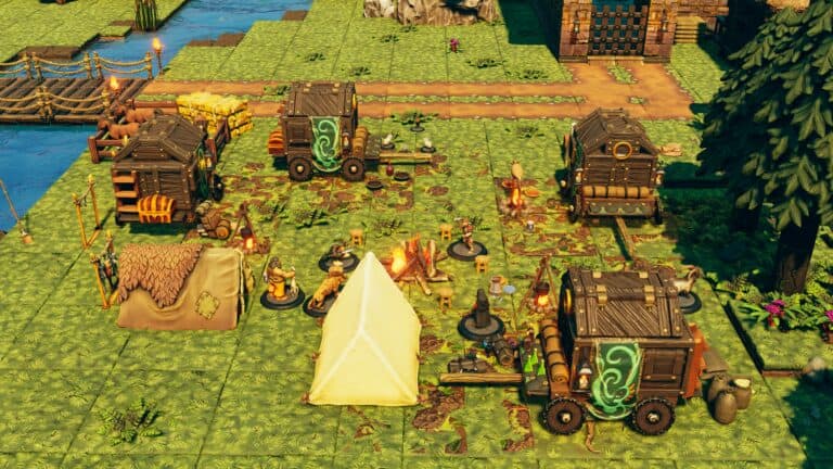 Halfling Wagon Camp - Tales Tavern