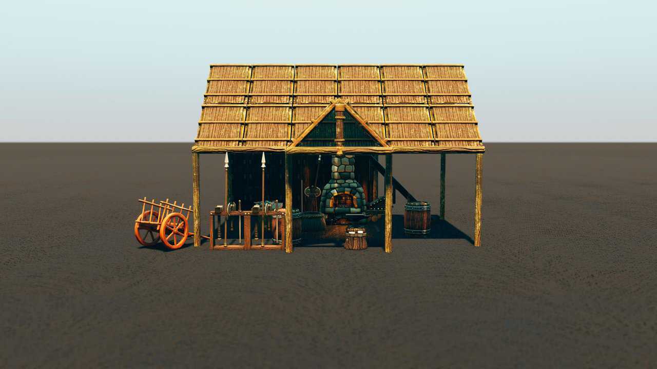 (KCD) Henrys' Father's Blacksmith Shop - Tales Tavern