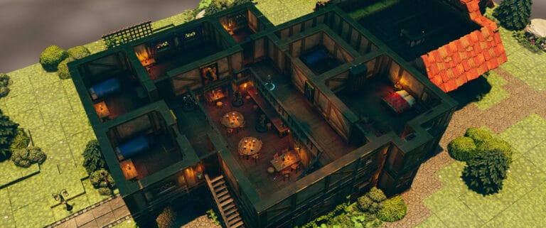 Blue Water Inn - Curse of Stradh, Town of Villaki - Tales Tavern