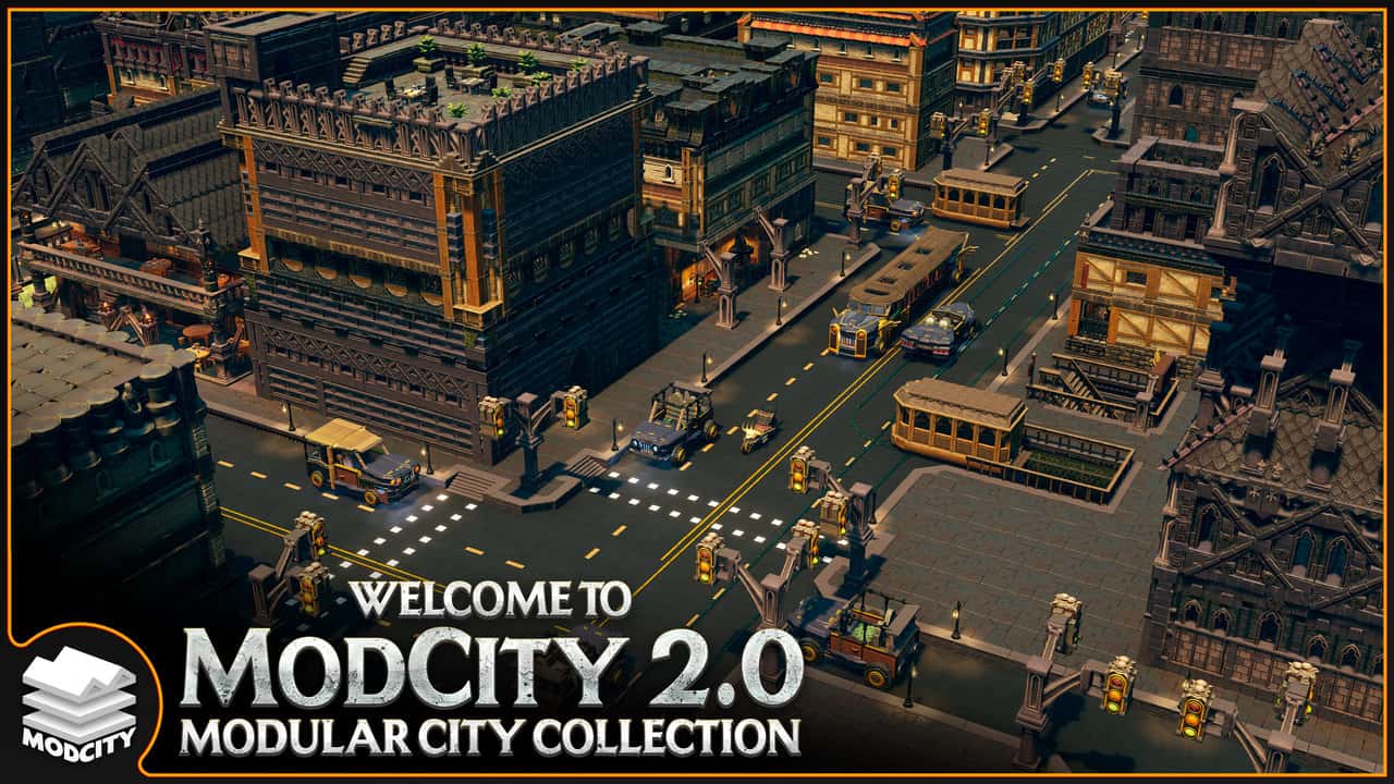 🚘 Steam Punk Style ModCity Roads - Tales Tavern