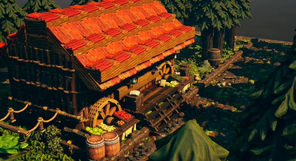 Wandering merchant, forest road. - Tales Tavern