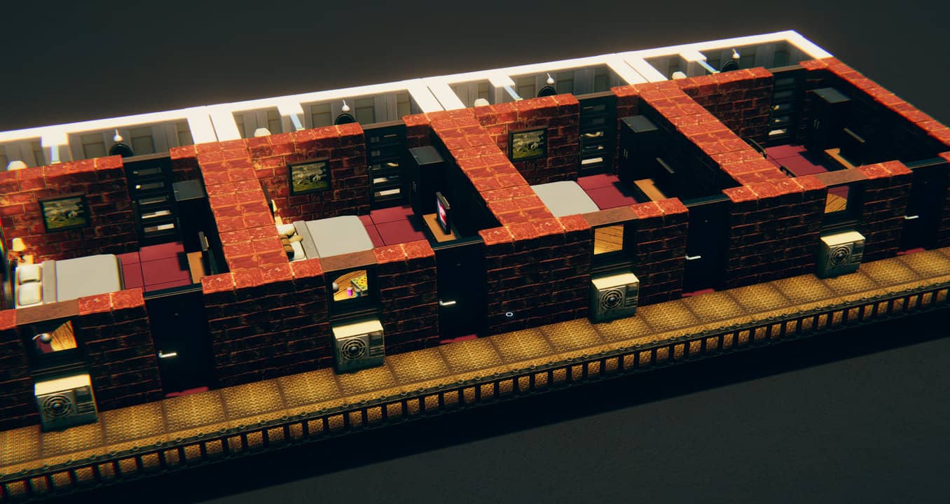 Small block of Hotel rooms - Tales Tavern