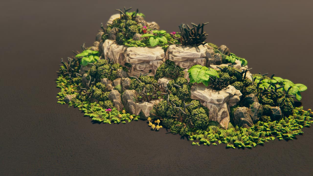 Rocky Outcrop - Medium/Large Gray 2 - Tales Tavern