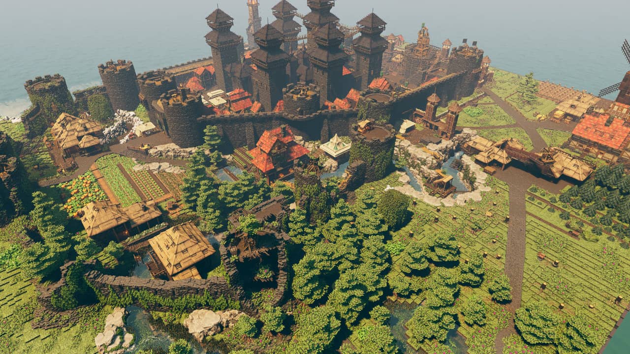 [HD] Fortress on Shore [320k+ Assets / 500+ hours / Largest custom Talespire Board ever] - Tales ...