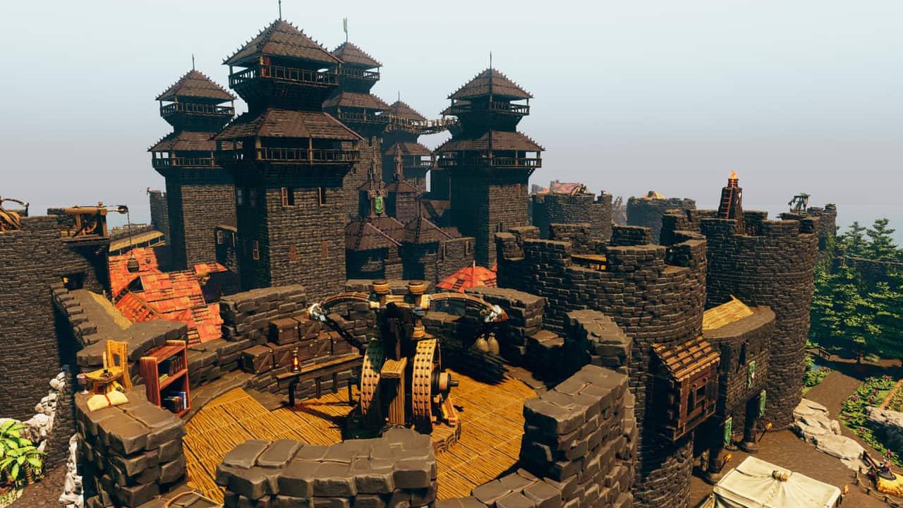 [HD] Fortress on Shore [320k+ Assets / 500+ hours / Largest custom ...