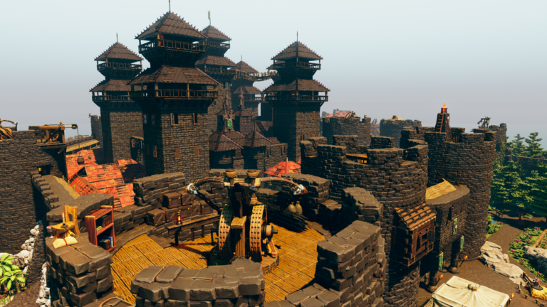 [Largest Talespire Board ever, 320k+ Assets] Fortress on Shore with ...