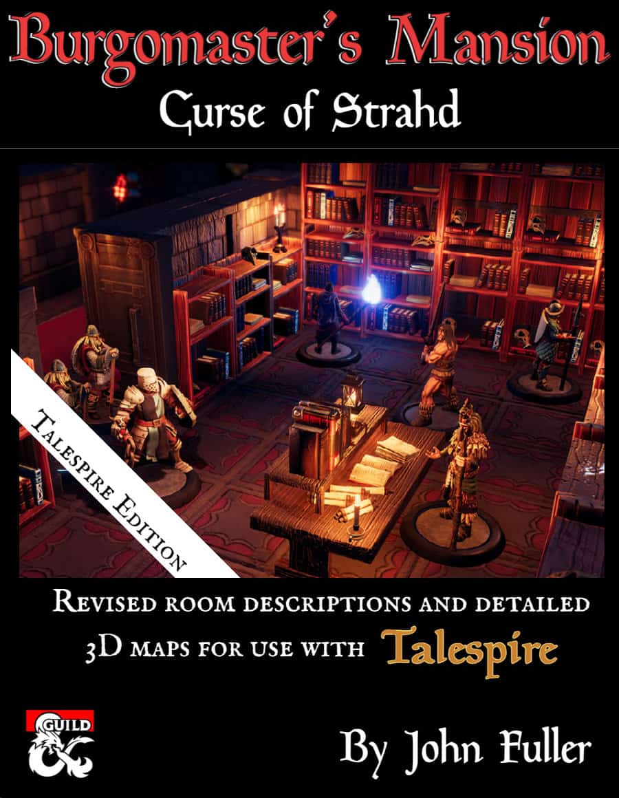 Curse of Strahd - Burgomaster's Mansion - Game Ready - Revealed - Tales ...