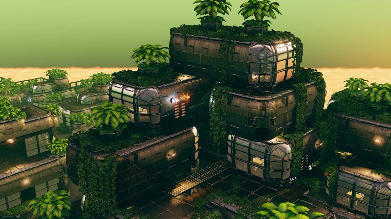 Sci-Fi City, New Saurre Upper Terrarium - Tales Tavern