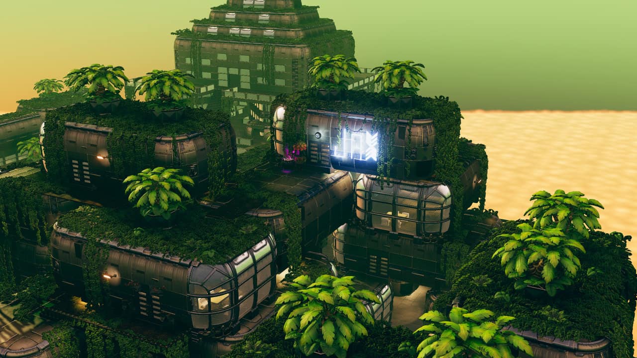 Sci-Fi City, New Saurre Upper Terrarium - Tales Tavern