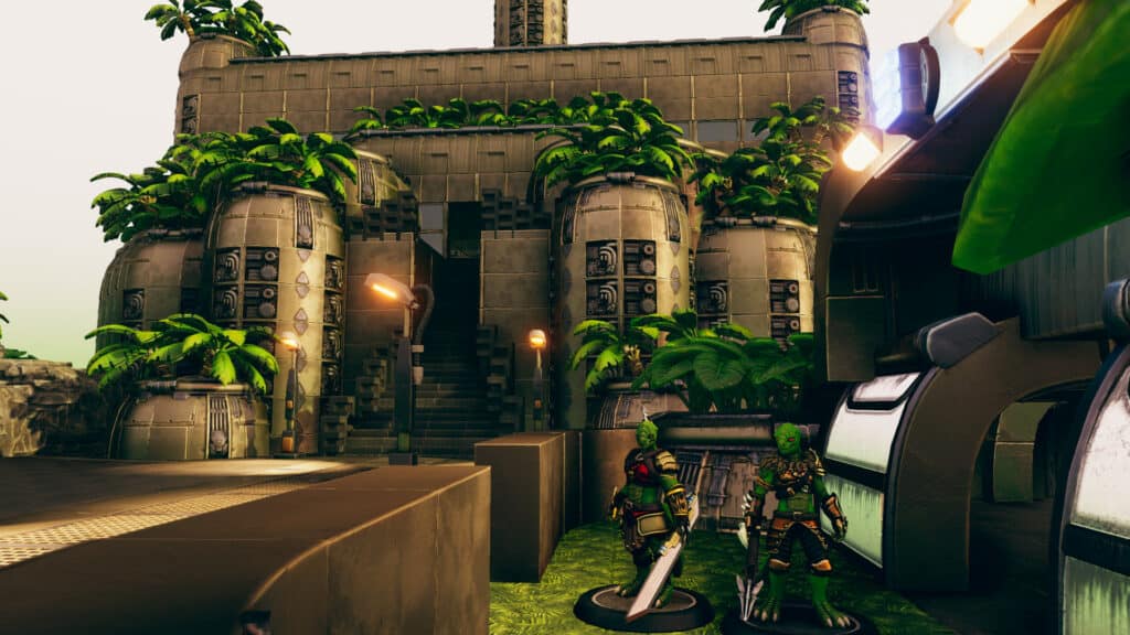 Sci-Fi City, New Saurre Upper Terrarium - Tales Tavern