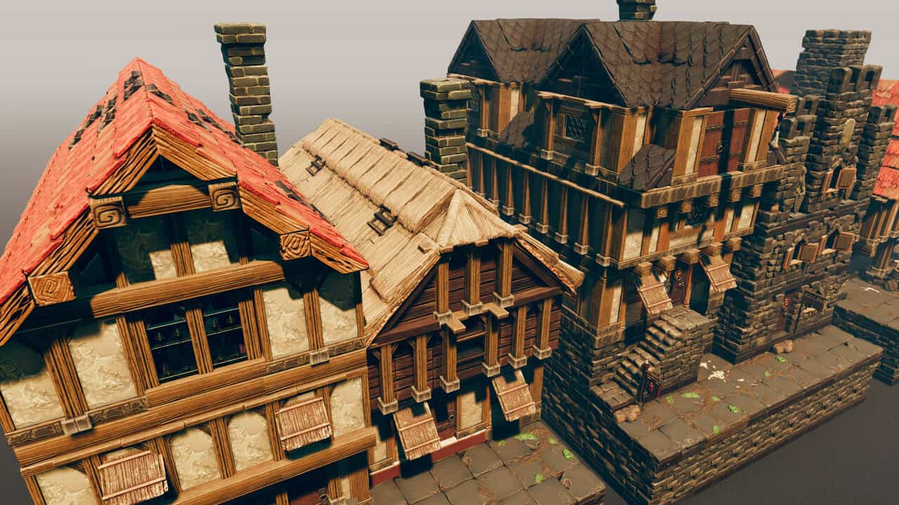 Various Shops & Houses - Medieval Fantasy City Modules - Tales Tavern