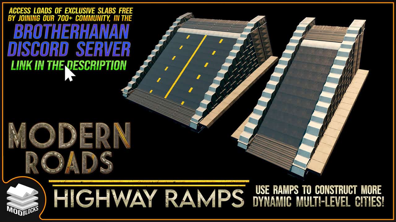 🚗ModBlocks: Modern Roads RAMPS - Tales Tavern
