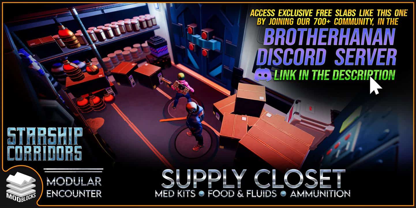 🎥ModBlocks: StarShip Corridors - SECURITY STATION - Tales Tavern