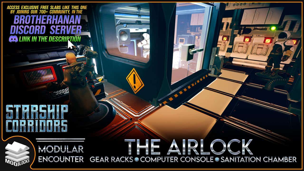 🎥ModBlocks: StarShip Corridors - SECURITY STATION - Tales Tavern