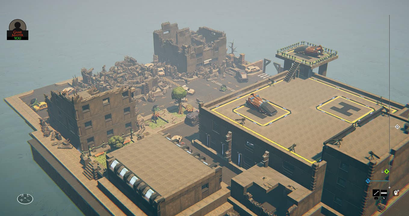 Post-apocalyptic city square - Tales Tavern