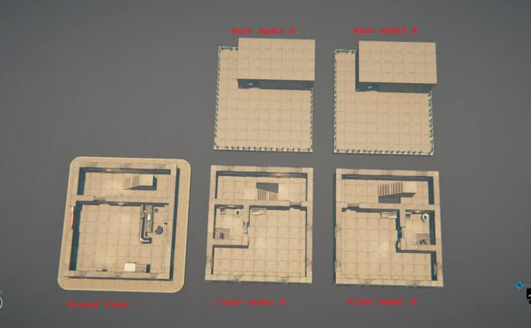 concrete small ruined building (kit) - Tales Tavern