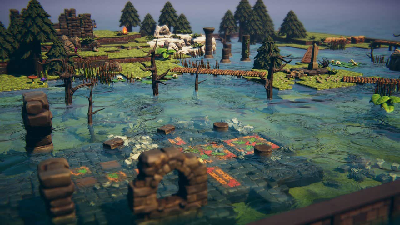 Sunken Ruins and Campsite - Tales Tavern