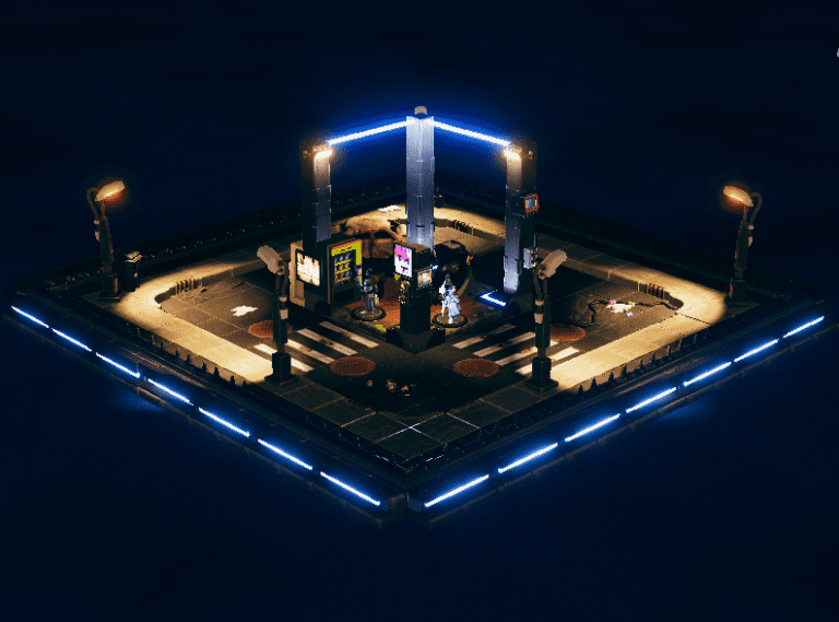 Lobby Before Quest – Street Hangout Cyberpunk - Tales Tavern