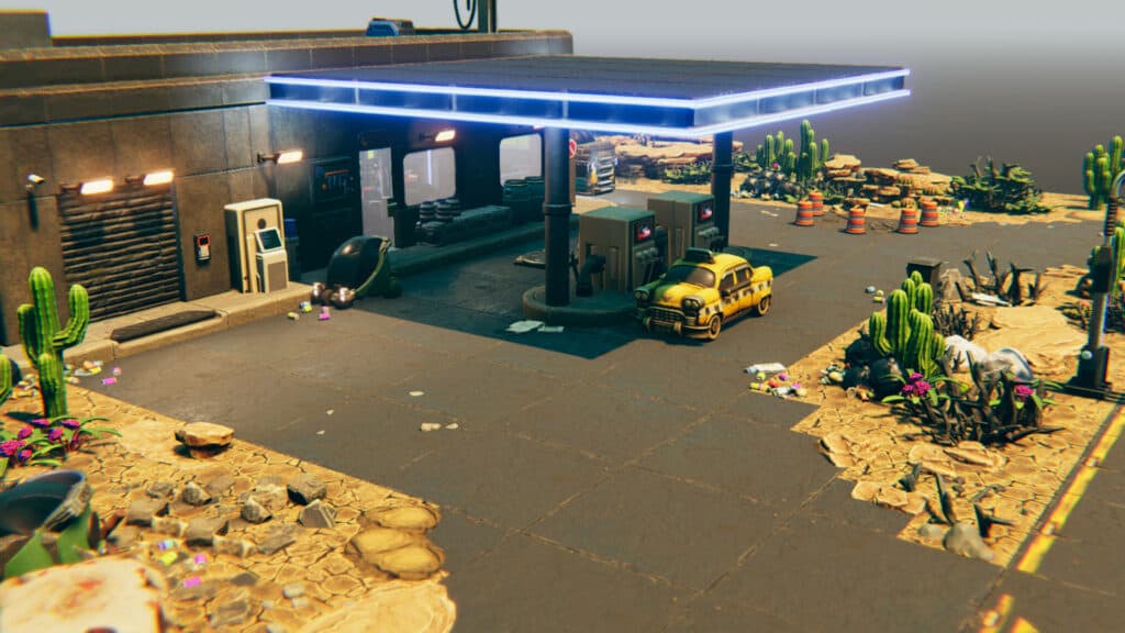 Cyberpunk - Badlands gas station - Tales Tavern