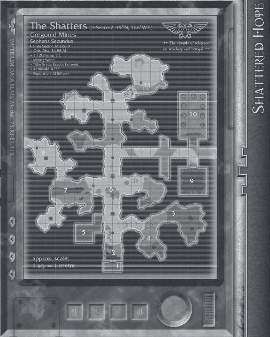 40k 'The Shatters' map from Shattered Hope ( Dark Heresy ) - Tales Tavern